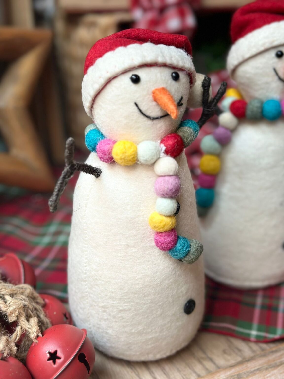 Muñeco de nieve fieltro – Dos Puntos